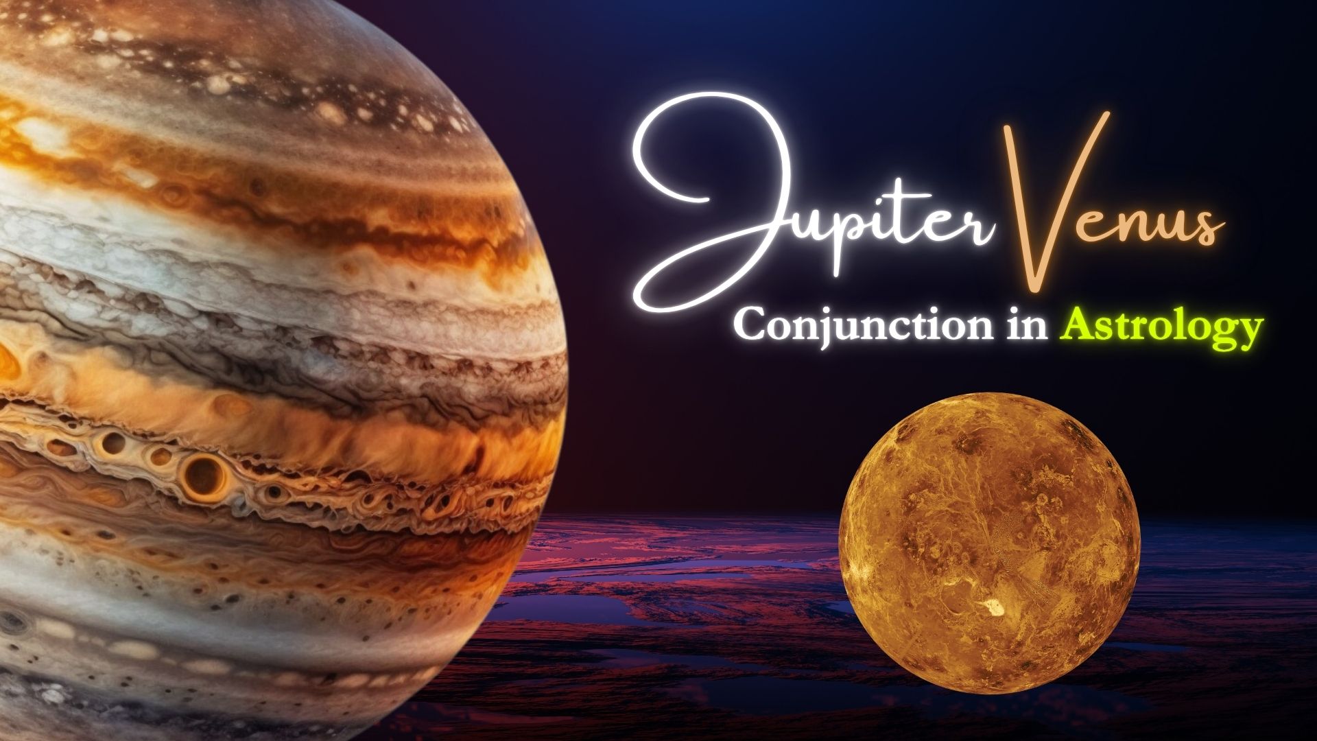 Jupiter-Venus Conjunction in Astrology